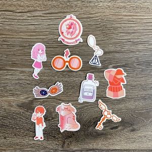 Warner Bros. | Office | Harry Potter Vinyl Stickers Set Of | Poshmark